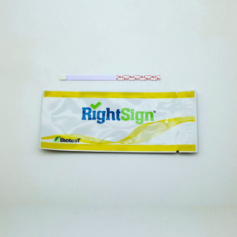 ALC Alcohol - Rapid Test Strip - RightSign - Promalab Ec - Importadora ...