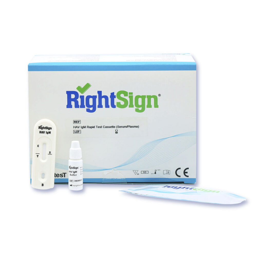 HAV - Hepatitis A IgG IgM - Rapid Test Cassette - RightSign - Promalab ...