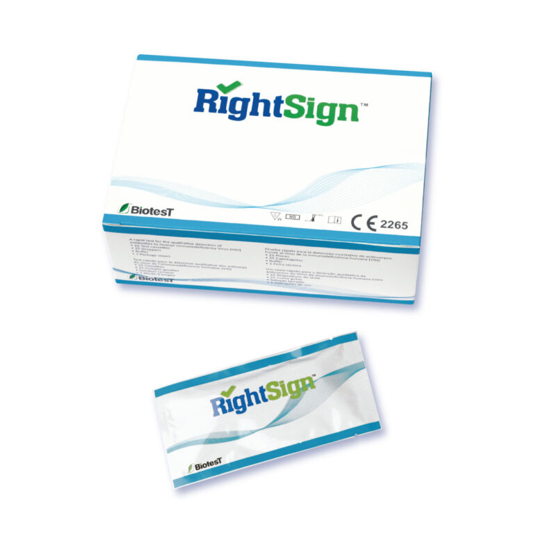 HIV Ag/Ab Combo 4ta Gen - Rapid Test Cassette - RightSign - Promalab Ec ...